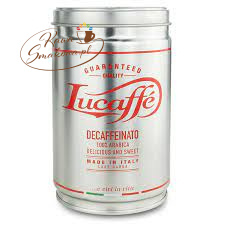 Lucaffe bezkofeinowa 250g mielona| Sklep internetowy kawasmakowa